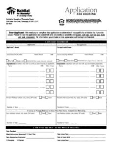 Blank-Application-for-Housing-Fillable-PDF-2023 | Habitat For Humanity ...